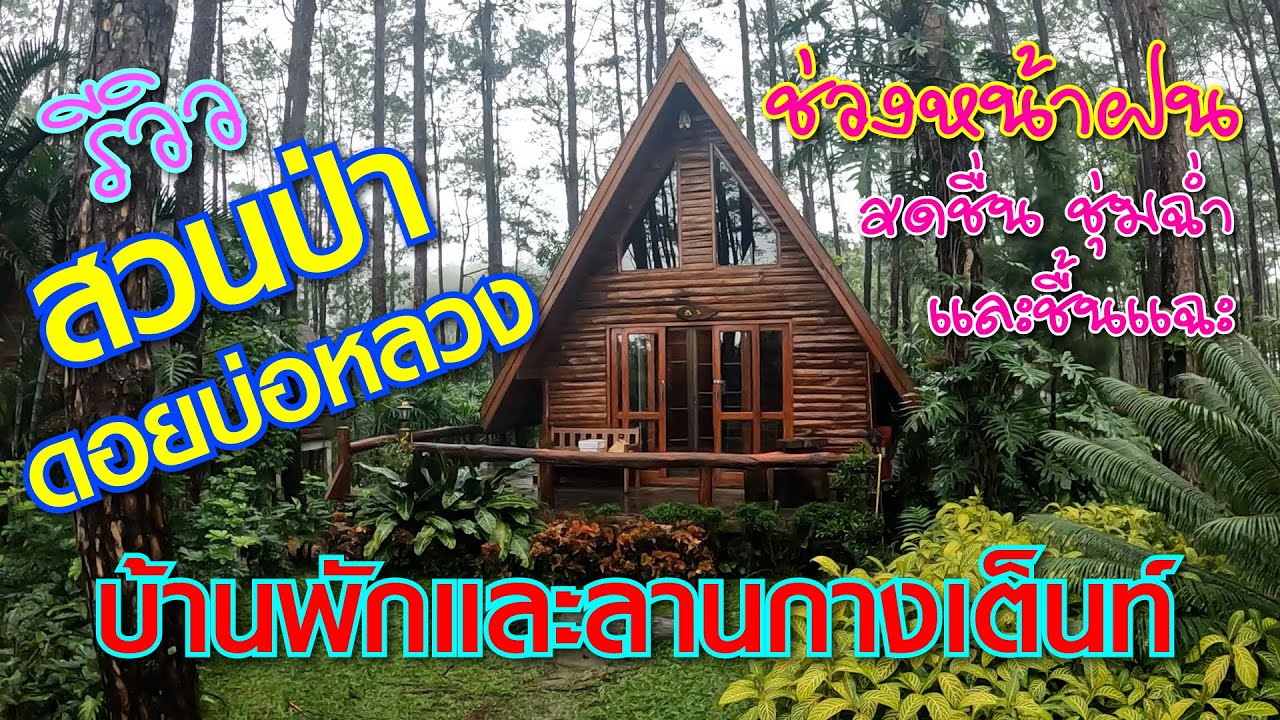 Review Doi Bo Luang Accommodation and camping ground พาเที่ยวชมสวนป่า ...