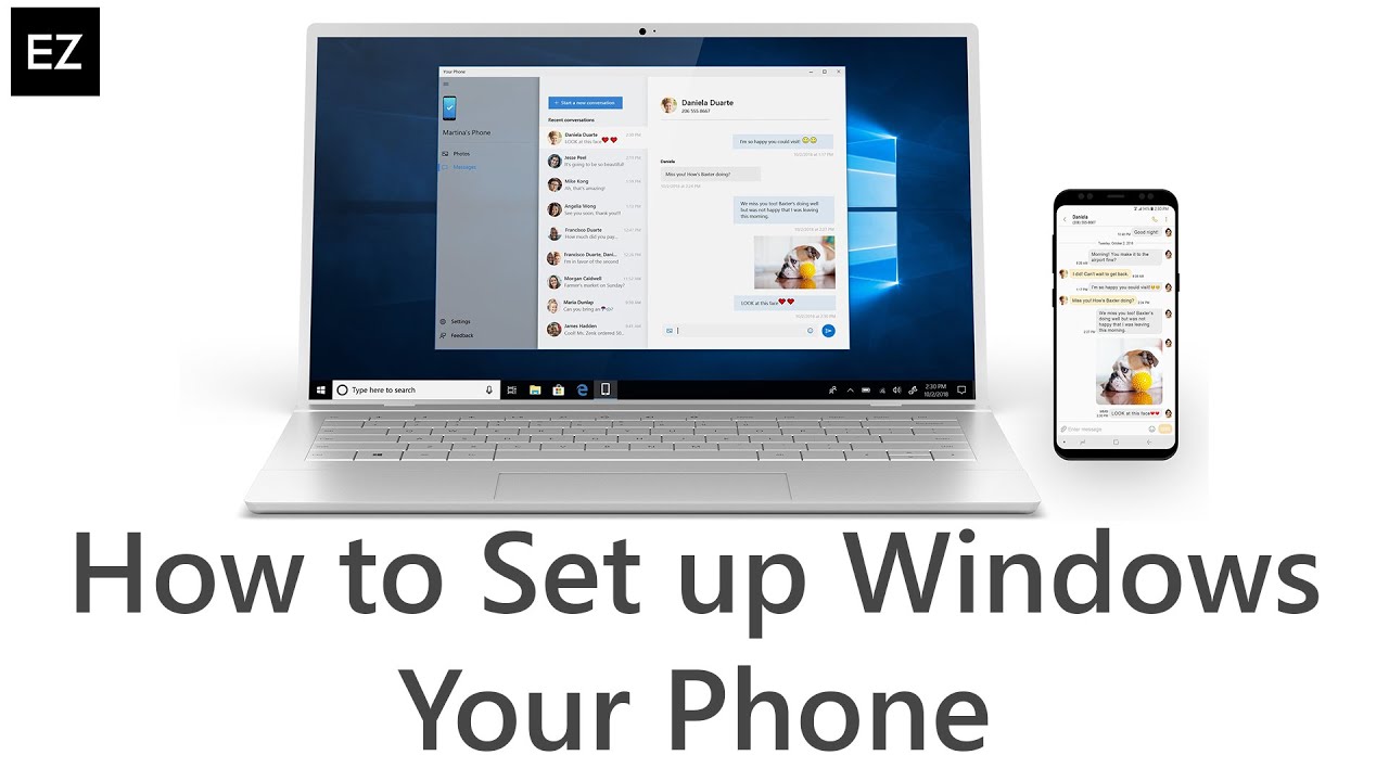 Setting up Your Phone on Your PC - YouTube