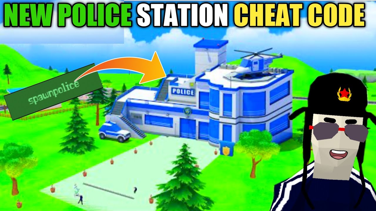NEW POLICE STATION CHEAT CODE | DUDE THEFT WARS | SASTI GTA V |TRACE ...