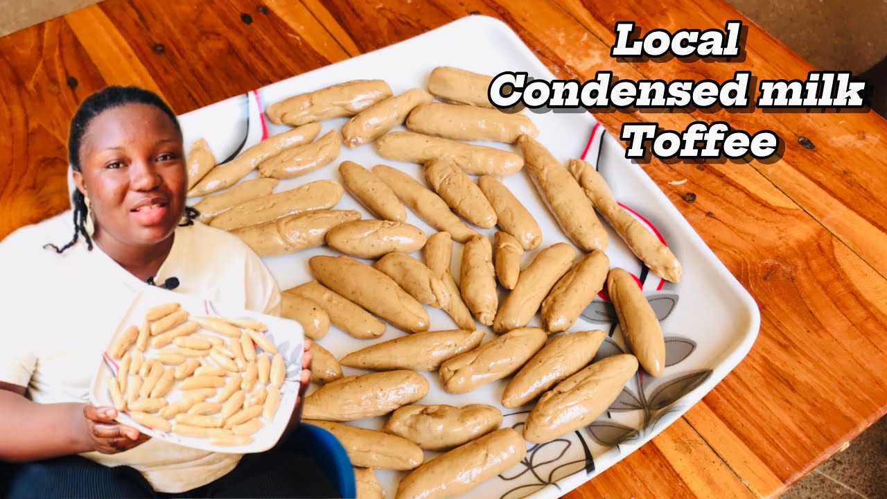 CONDENSED MILK TOFEE/CANDY||TOGOLAISE CONDENSED MILK TOFFEE Lomé Togo ...
