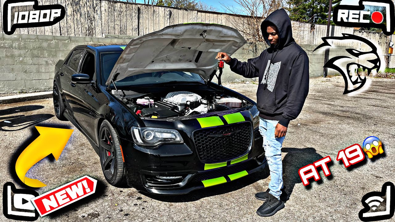 TAKING DELIVERY OF HIS HELLCAT SWAPPED 300 CUTTING UP IN TRAFFIC 😱 ...