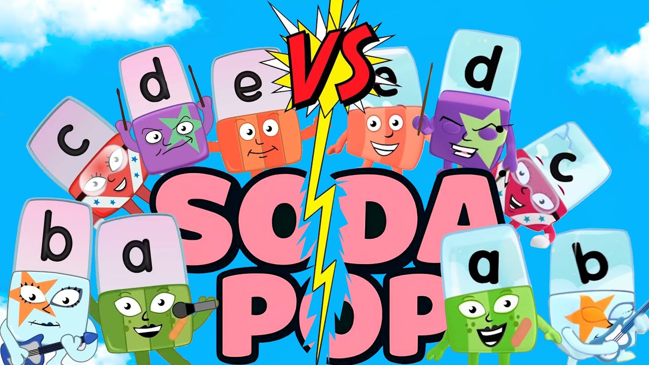 Alphablocks: Original VS Sprunki Version - SODA POP (Battle Cover ...