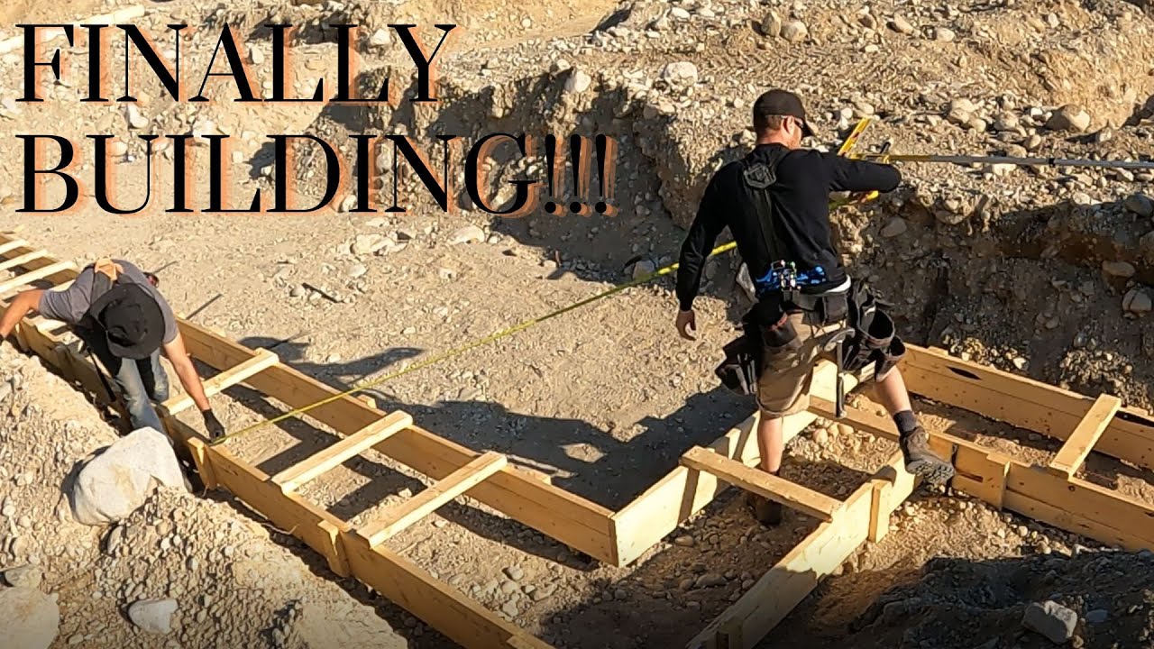 Off Grid Homestead Construction Begins - YouTube