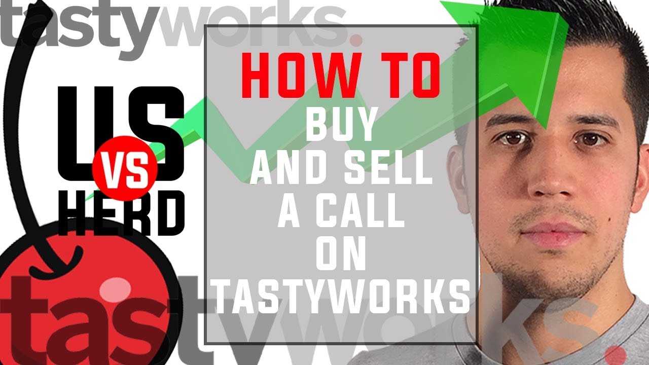 How To Buy And Sell A Call Option On Tastyworks Options Trading - YouTube