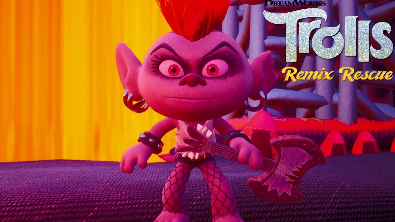 DreamWorks Trolls Remix Rescue How to free Barb the guitar slayer EP 6 ...