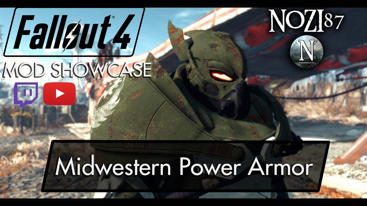 Fallout 4 Mod Showcase: Midwestern Power Armor by NewerMind43 - YouTube