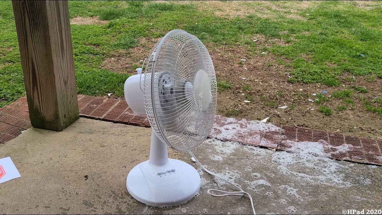 Mainstays Desk Fan Destruction - YouTube