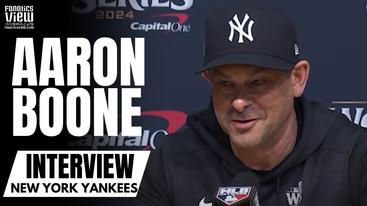 Aaron Boone Discusses USC vs. UCLA, Dodgers vs. Yankees World Series ...