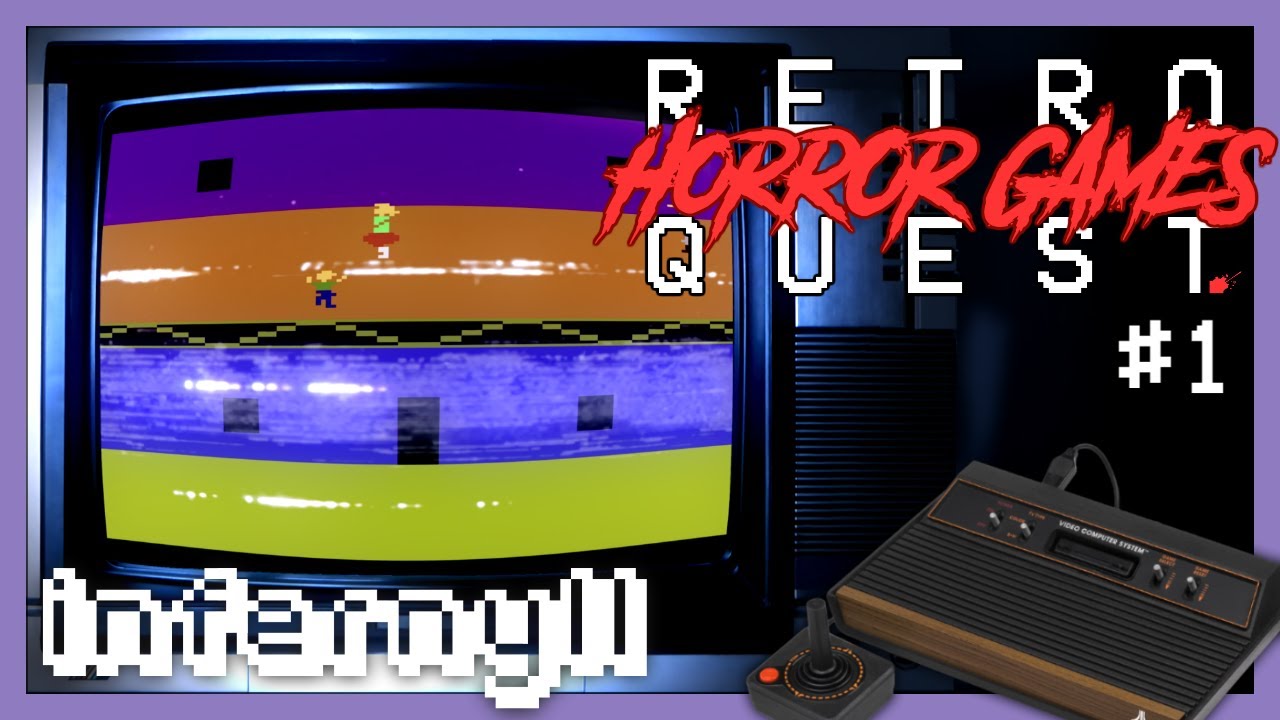RETRO HORROR GAMES QUEST #1 // 4 Atari 2600 Horror Games! [1982-1983 ...