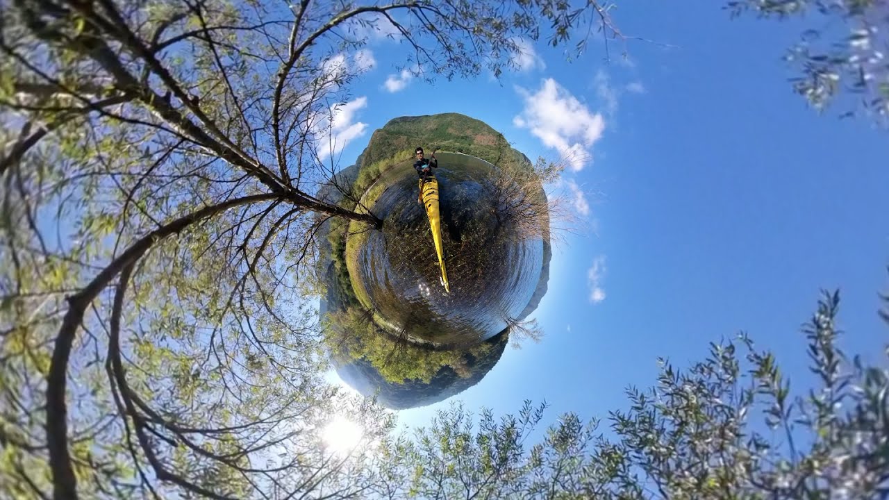 Insta360 X3 on kayak - YouTube