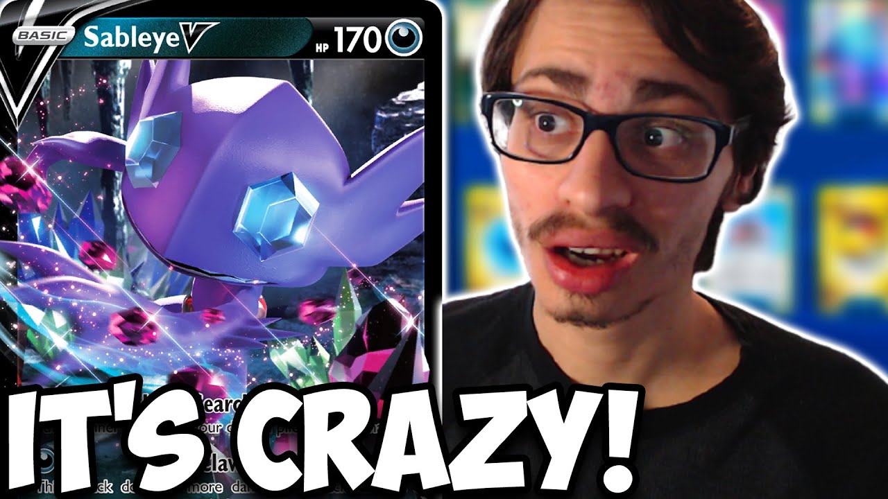 Sableye V Is CRAZY W/Sky Seal Stone! Dark Box 2, w/Weezing Crown Zenith ...