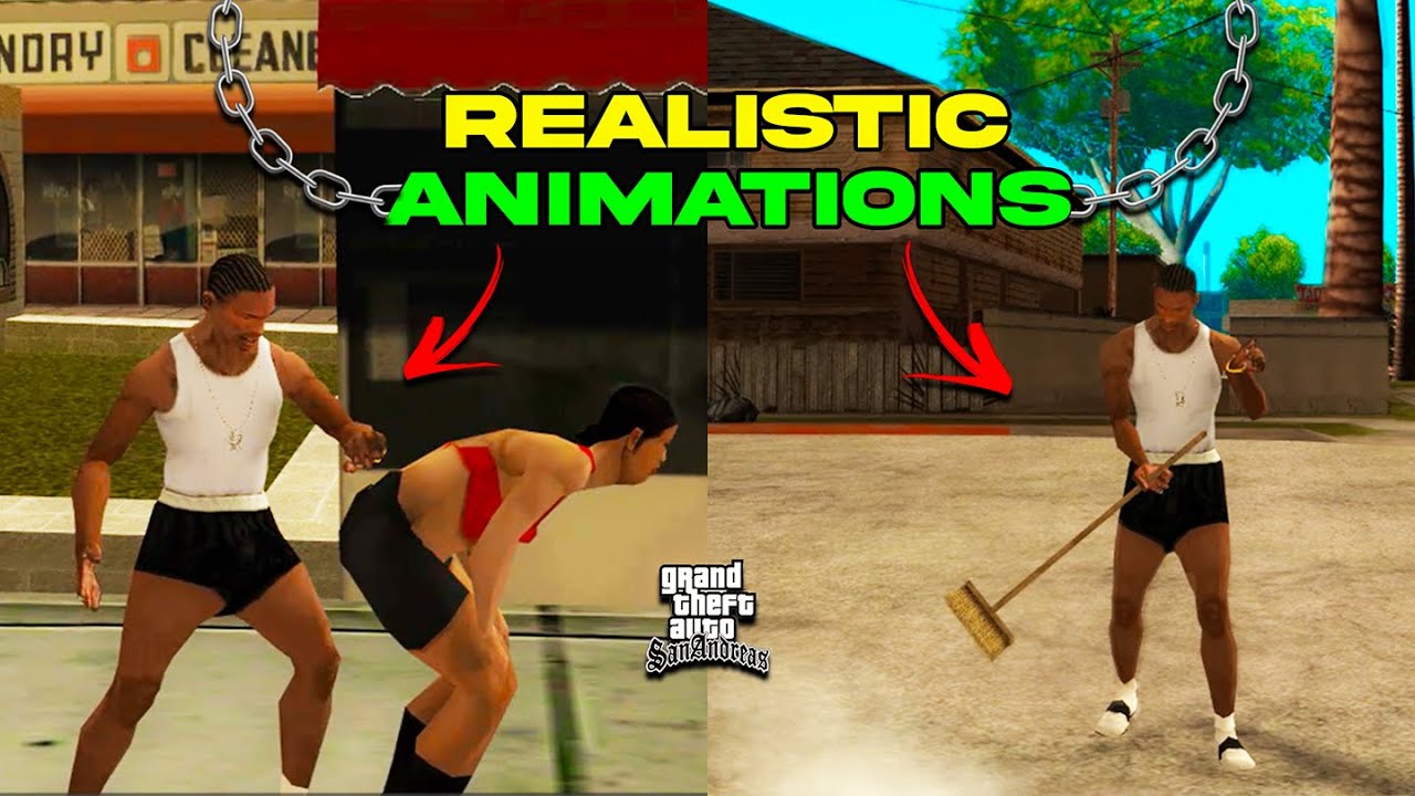 TOP Realistic GTA San Andreas ANIMATIONS Will BLOW YOUR MIND! (PART-1 ...