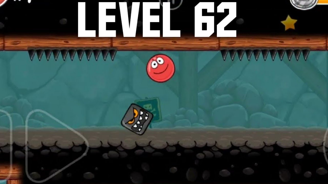 Red Ball 4 - Level 62 | Into the caves - YouTube