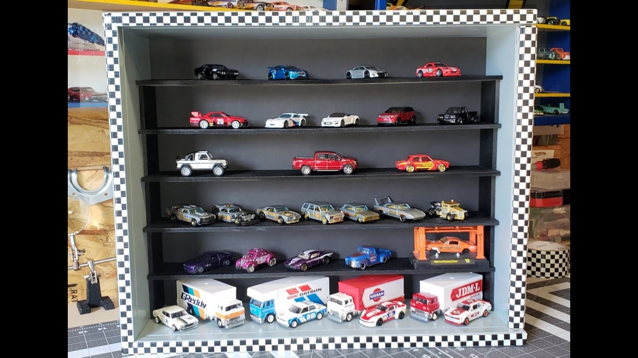 Hot Wheels Custom Display Case/Showcase for my friend - YouTube