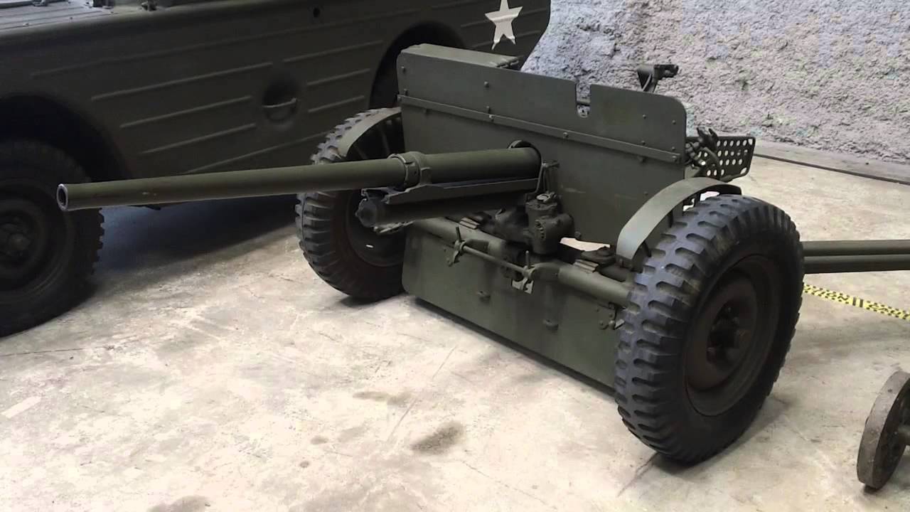 M3 37mm anti-tank gun National WW II Museum New Orleans Louisiana USA ...