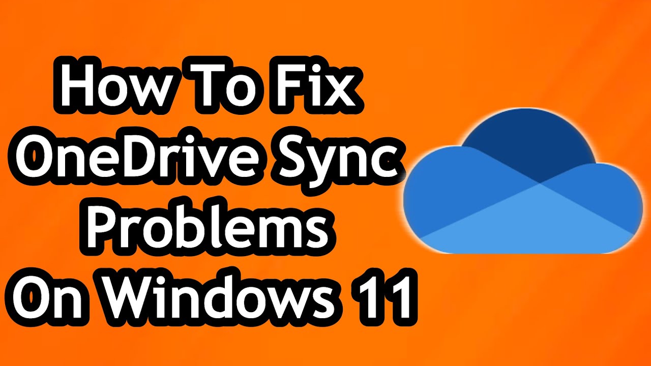 How To Fix OneDrive Sync Problems On Windows 10 in 2024 - YouTube