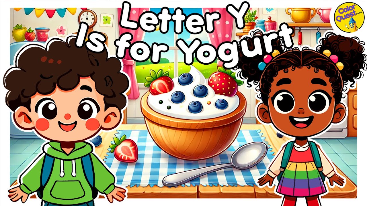 LETTER Y is for Yogurt! ABC Alphabet Song! LEARN English for ...