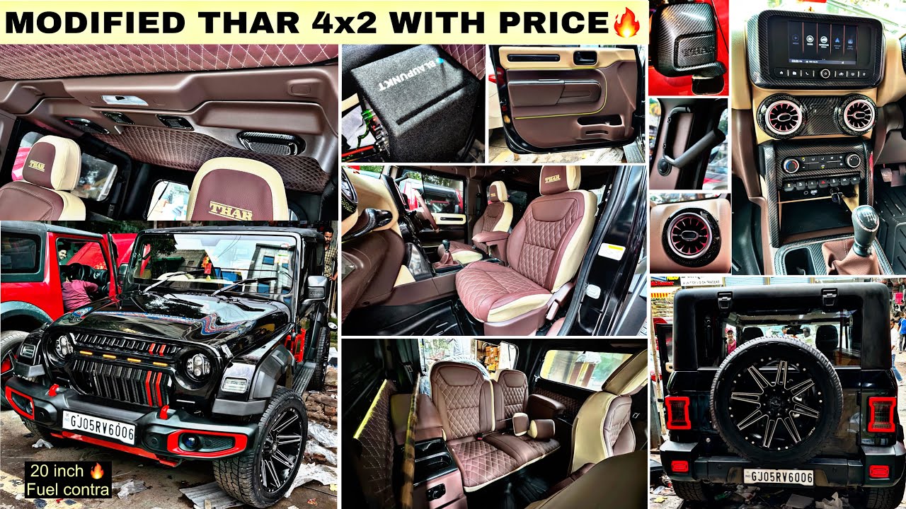 Highly Modified Thar 2023 | Thar 2023 modification 🤩 Thar modification ...