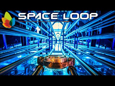 [4K] Station Cosmos Bar & Restaurant SPACE LOOP - Futuroscope - YouTube