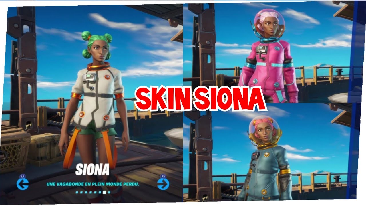 FORTNITE : Comment avoir le skin "SIONA" et ses styles ! - YouTube