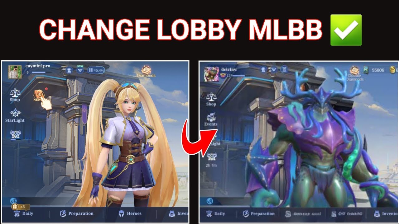 How to Change Lobby Character in Mobile legends | Change Lobby in ...