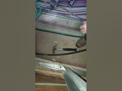 Do-it-yourself installation of an electric cable - YouTube