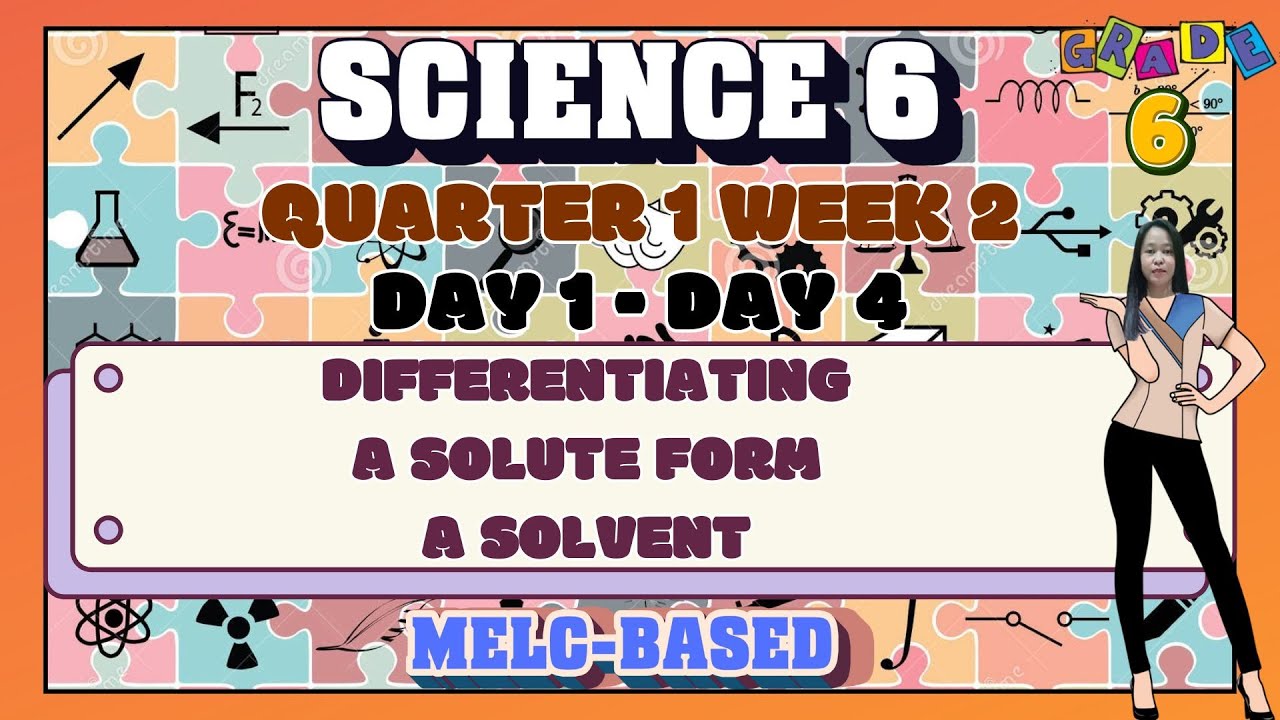 GRADE 6 SCIENCE 6 QUARTER 1 WEEK 2 // DIFFERENTIATING A SOLUTE FORM A ...