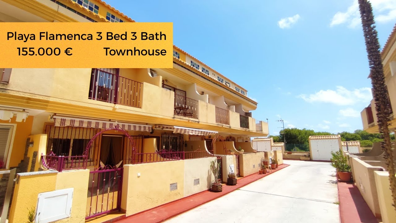 Reserved 155,000€ Playa Flamenca 3 bed 3 bath, gated community with ...