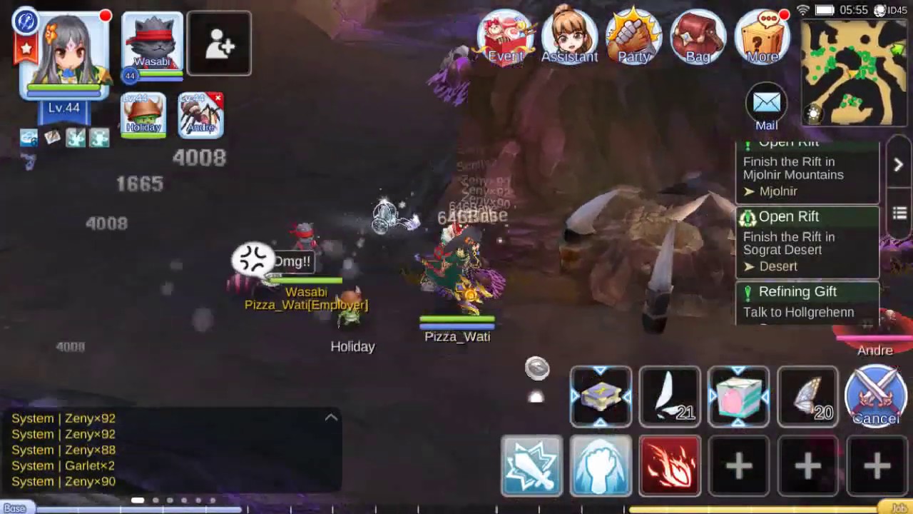 Ragnarok Mobile Wizard Auto Chain Lightning Alt Farming - YouTube