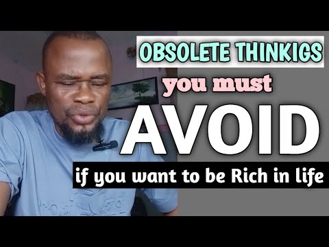 Avoid Obsolete thinking - YouTube