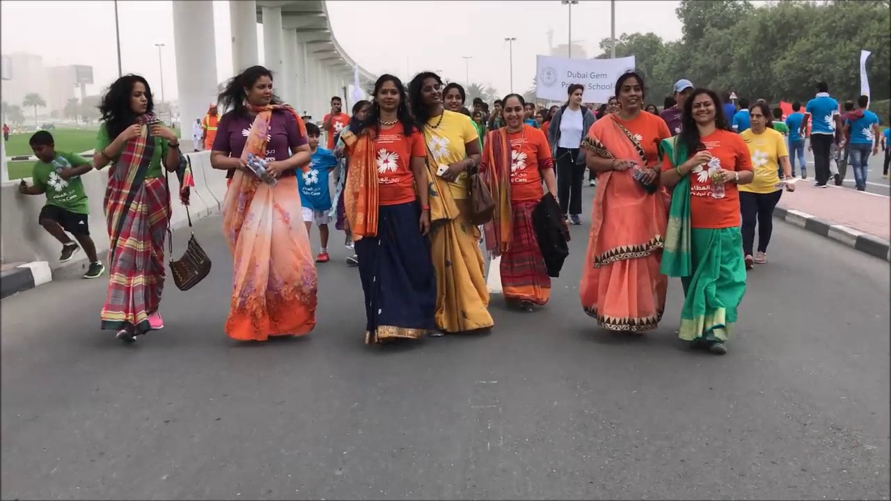 The 6 Yards Story - Dubai Cares Walk for Education - YouTube