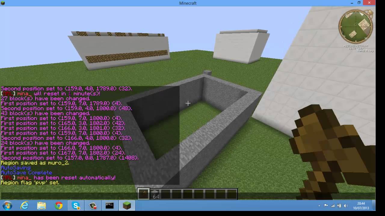 Minecraft plugins - World Guard World Edit - YouTube