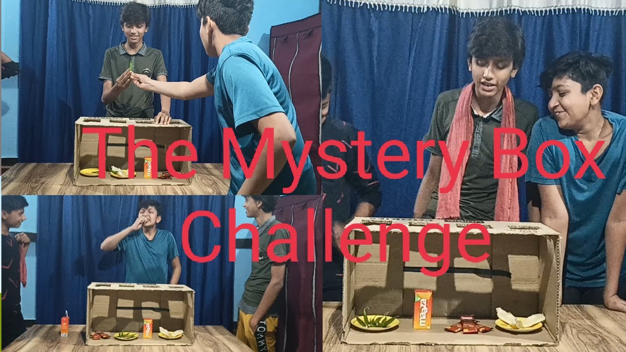 The Mystery Box Challenge 😱😱😱 - YouTube