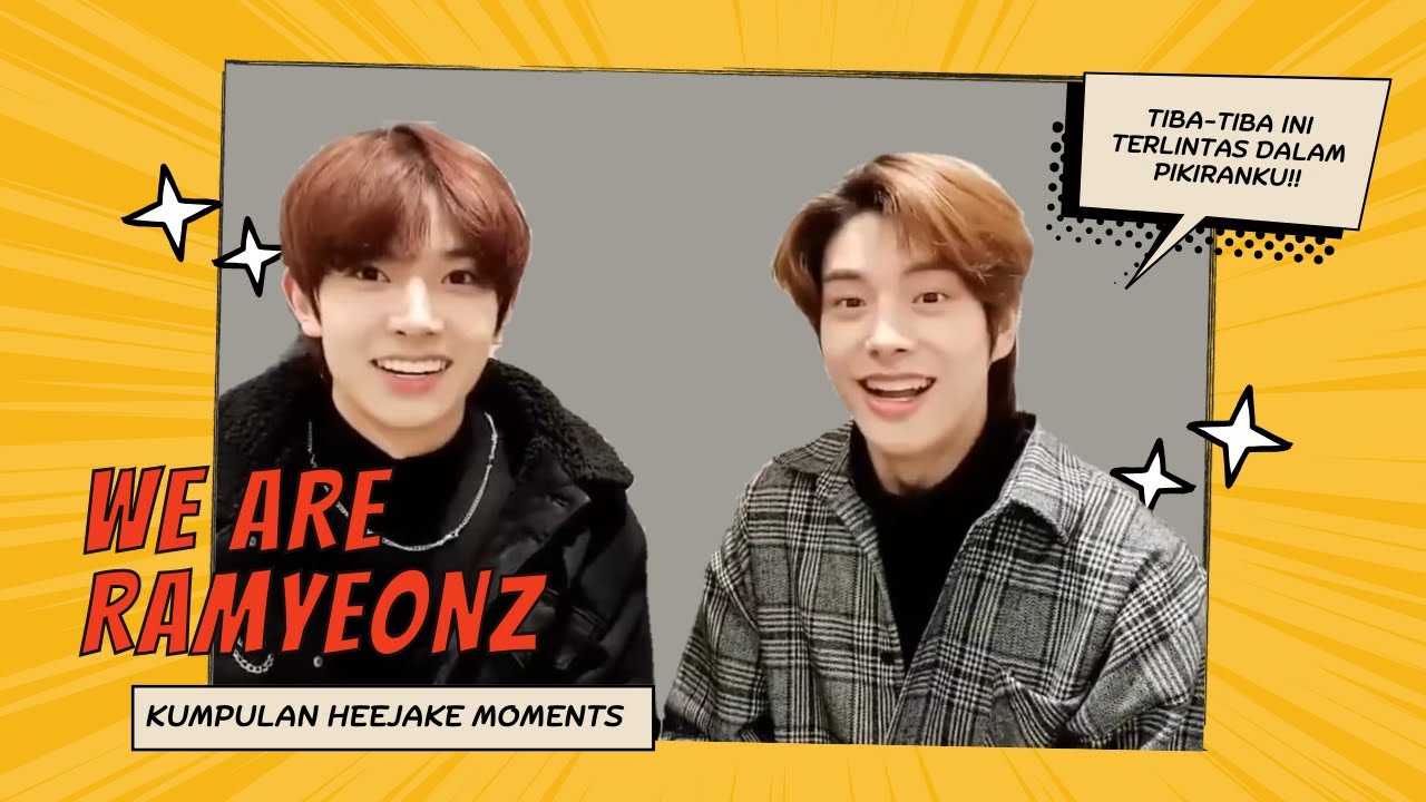 HEEJAKE? NO WE ARE RAMYEONZ 😎 | suka dukanya menjadi official ship yang di akui semua orang ...