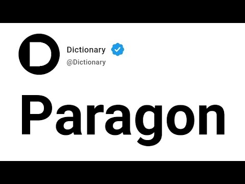 Paragon Meaning In English - YouTube