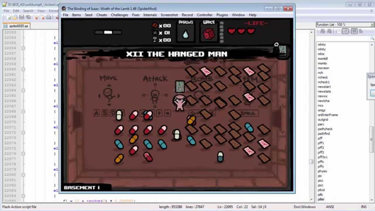 The Binding of Isaac - Tarot card/Pill crash explanation and fix - YouTube