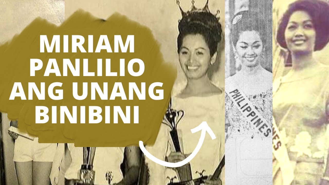 ANG UNANG BINIBINI: MYRNA PANLILIO | BINIBINING PILIPINAS 1964 - YouTube