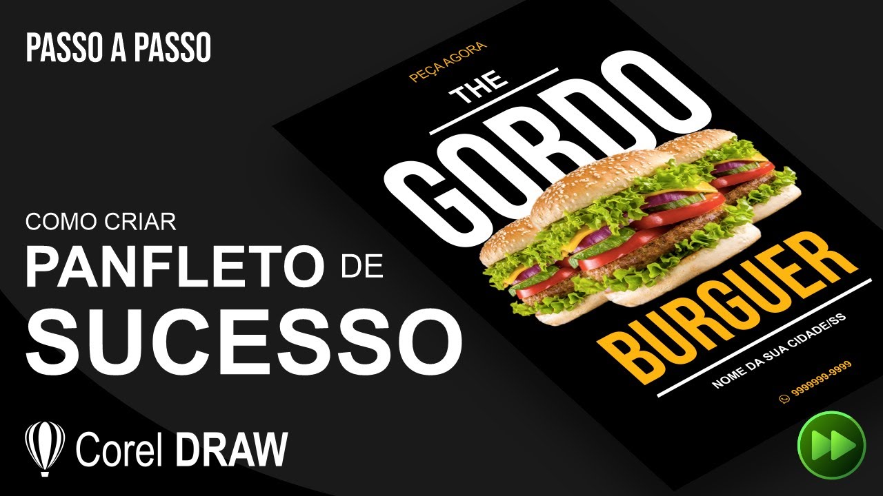 Como criar Panfleto ou Folder - Corel Draw - YouTube