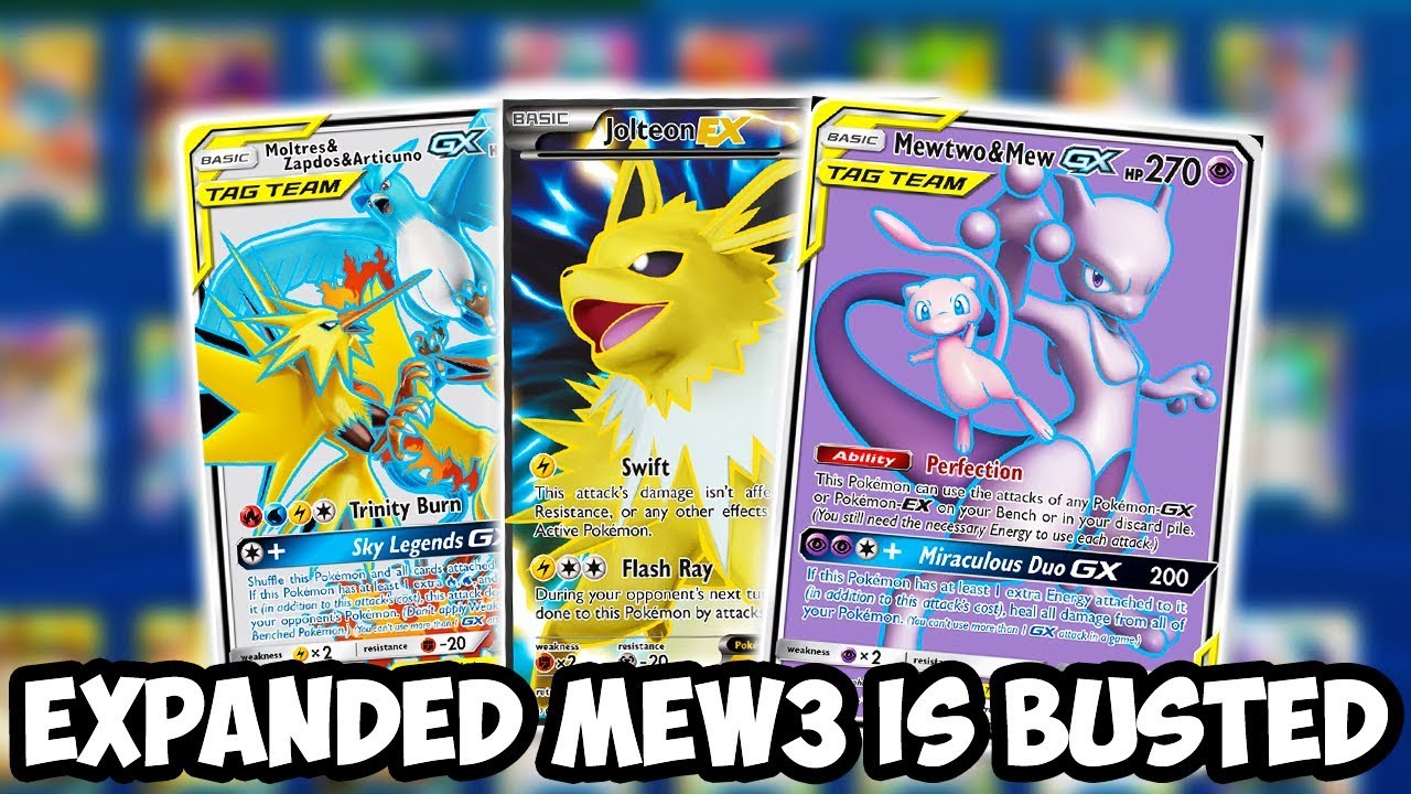 Expanded Mewtwo & Mew GX Is Busted! So Many Options! New BDIF? PTCGO ...