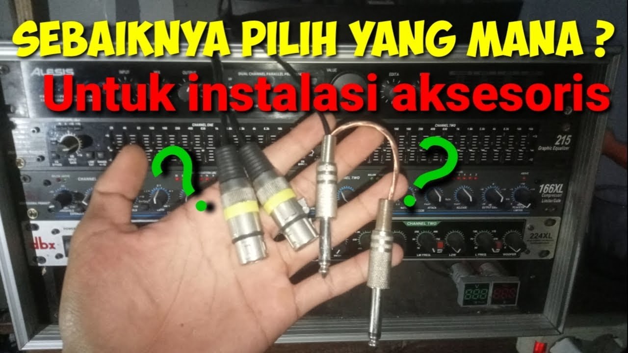 mana yang lebih bagus untuk instalasi aksesoris sound system - YouTube
