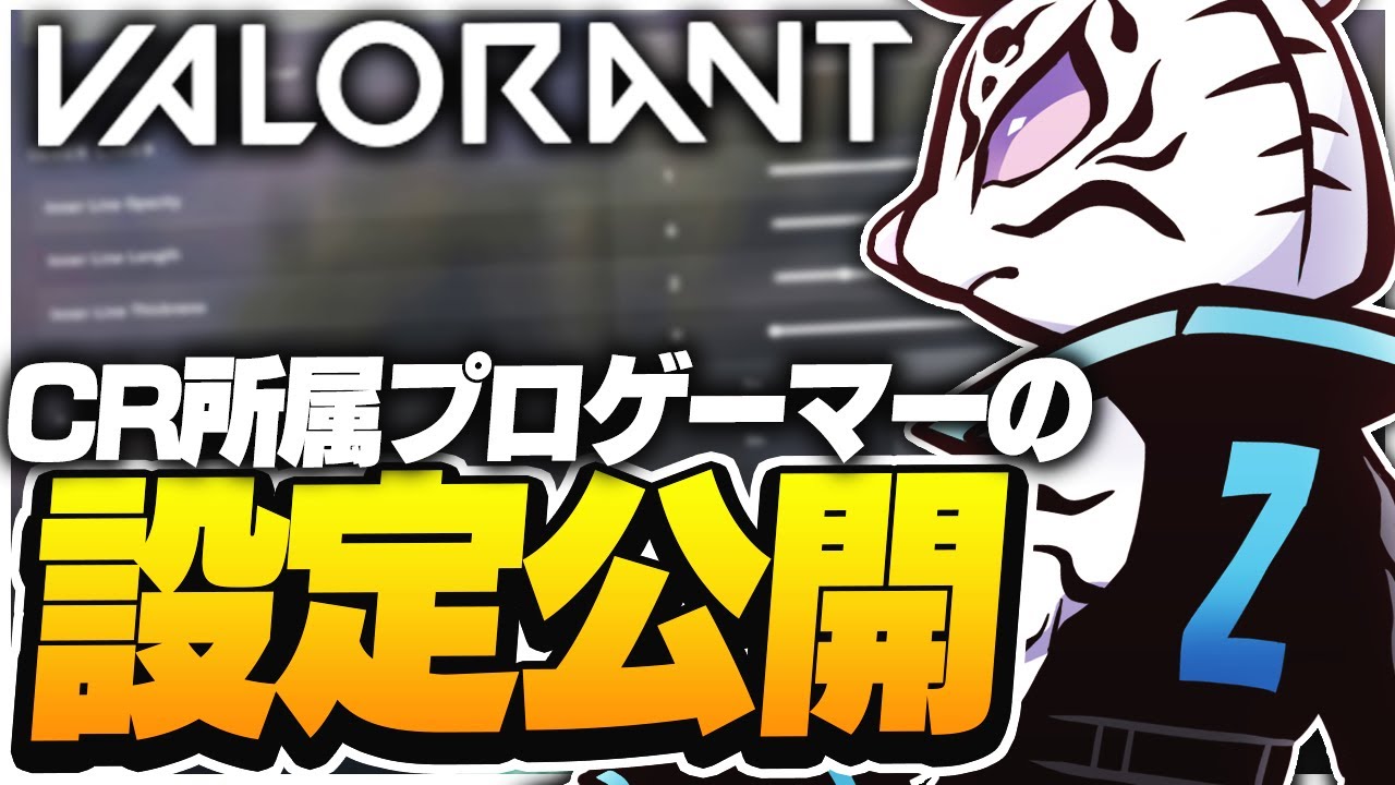 【ジェット使い必見】"CR.Zepher"のデバイス、ゲーム内設定大公開！！【ヴァロラント/VALORANT】 - YouTube