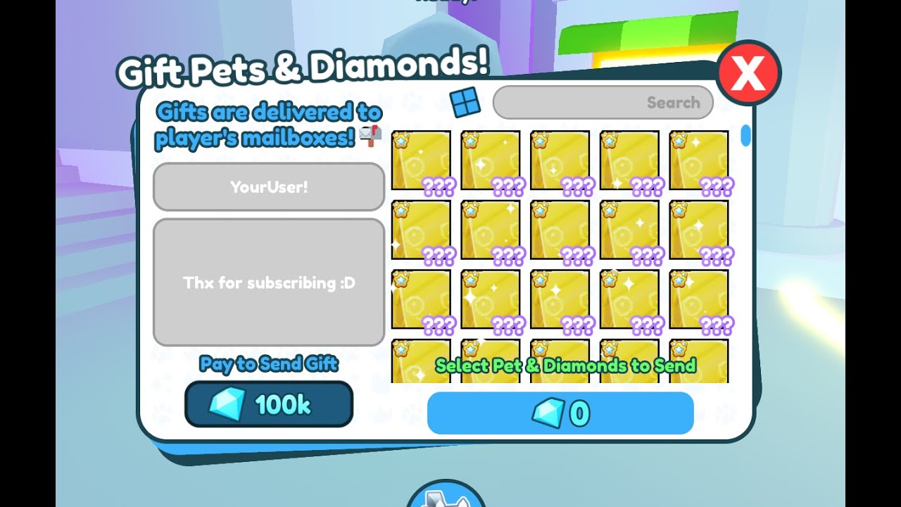 💎MAILBOX GIVEAWAY LIVE!💎PET SIM X!💎 - YouTube