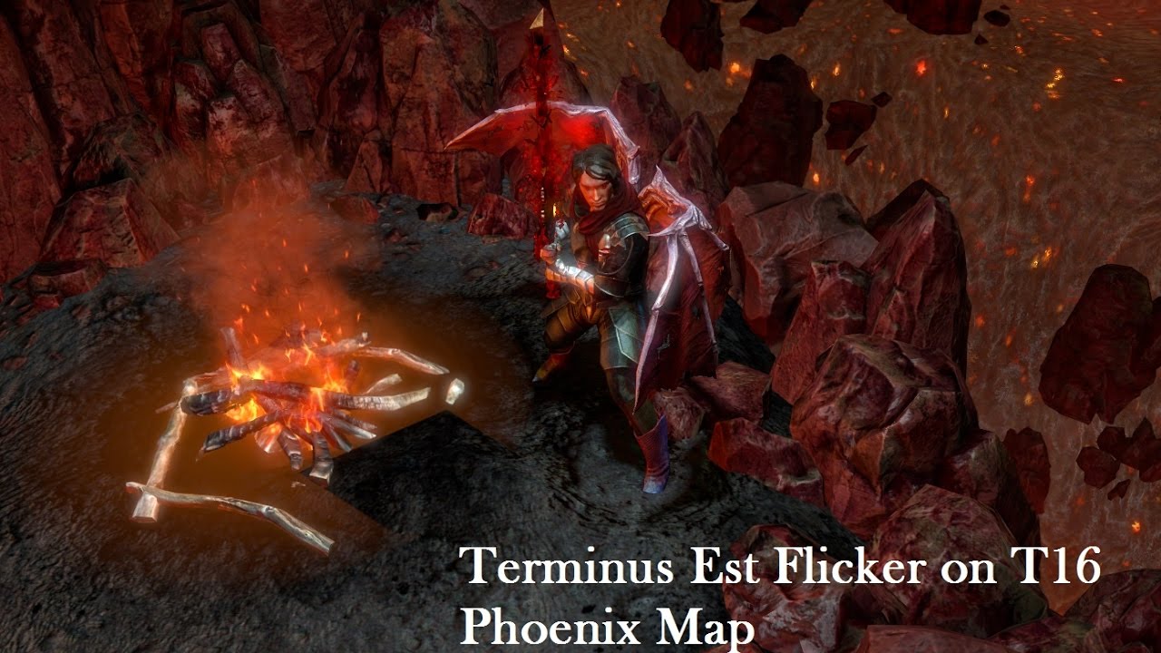 Terminus Est Flicker Slayer T16 Phoenix Map [BSC] Path of Exile 2.5 ...