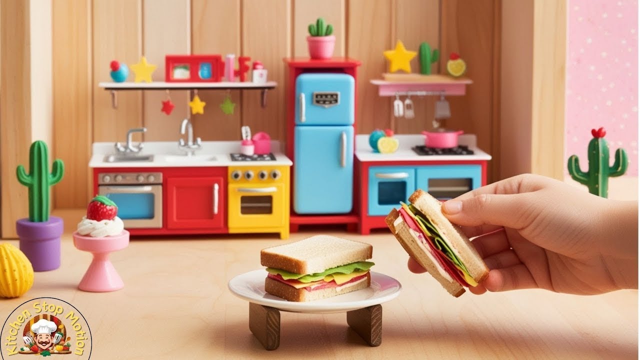 Sandwich | Stop Motion Cooking ＆ Miniature | Best 8 Videos - YouTube