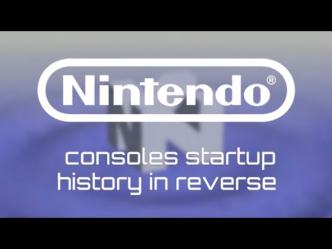 Nintendo consoles startup history in reverse - YouTube