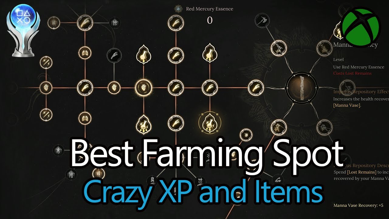 Best XP and Mercury Item Farm Spot, Level Up In Seconds - Wuchang ...