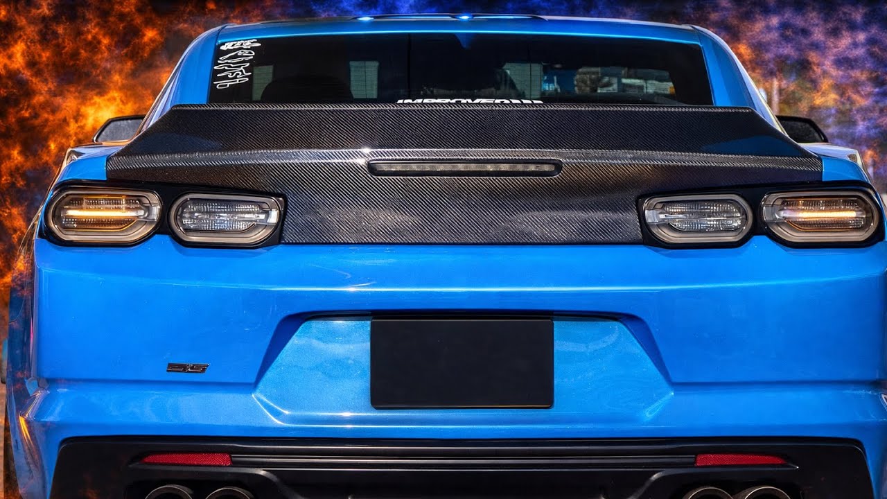 How To Install Carbon Fiber Decklid | 6th Gen Camaro Weight Reduction ...