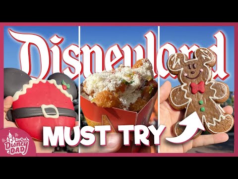 10 MUST TRY Disneyland Christmas Snacks You Have to Get in 2022