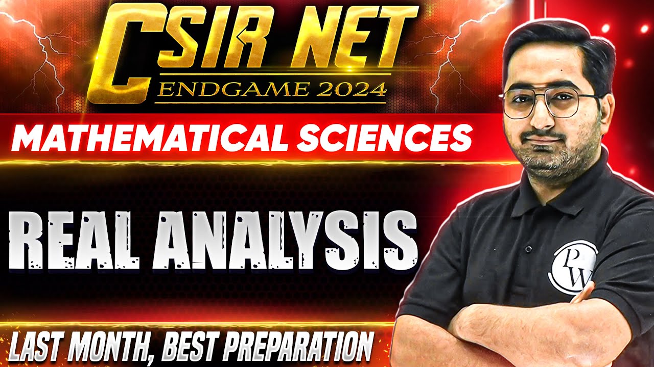 Csir Net 2024 Real Analysis Most Probable Questions Csir Net Mathematical Science Pw