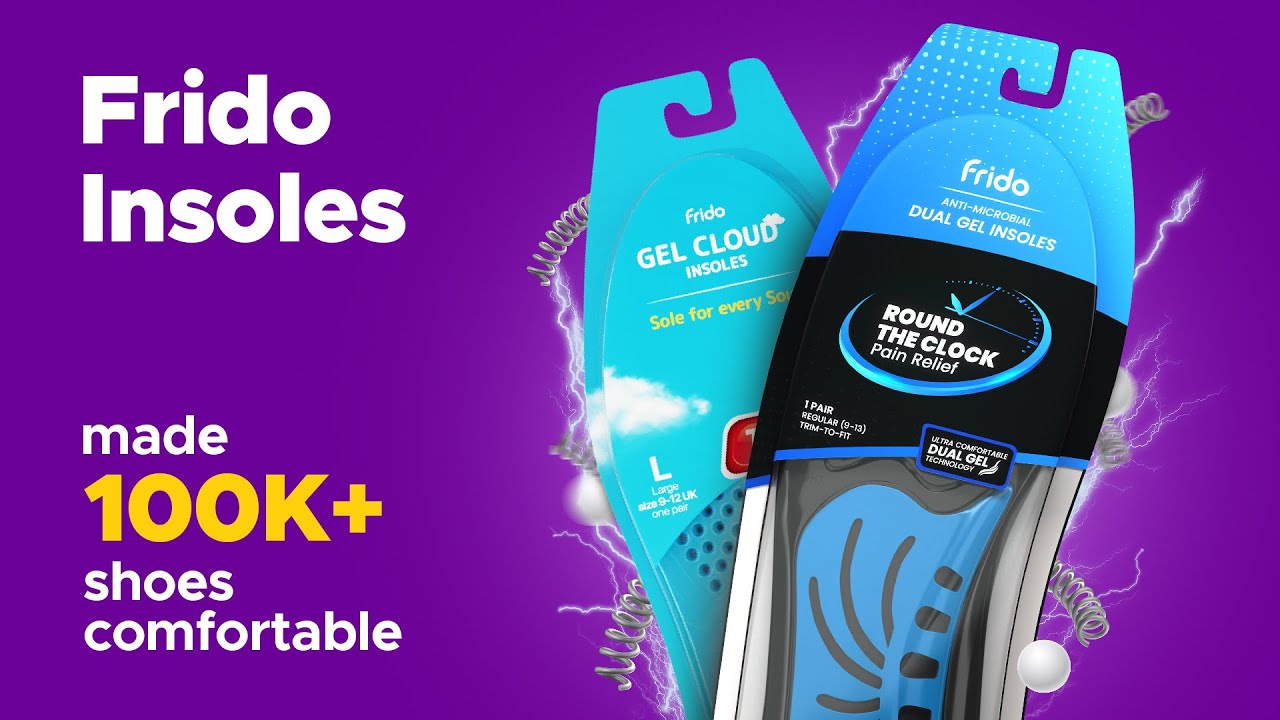 Step Up Your Comfort Game with Frido Dual Gel Insoles - The Ultimate ...